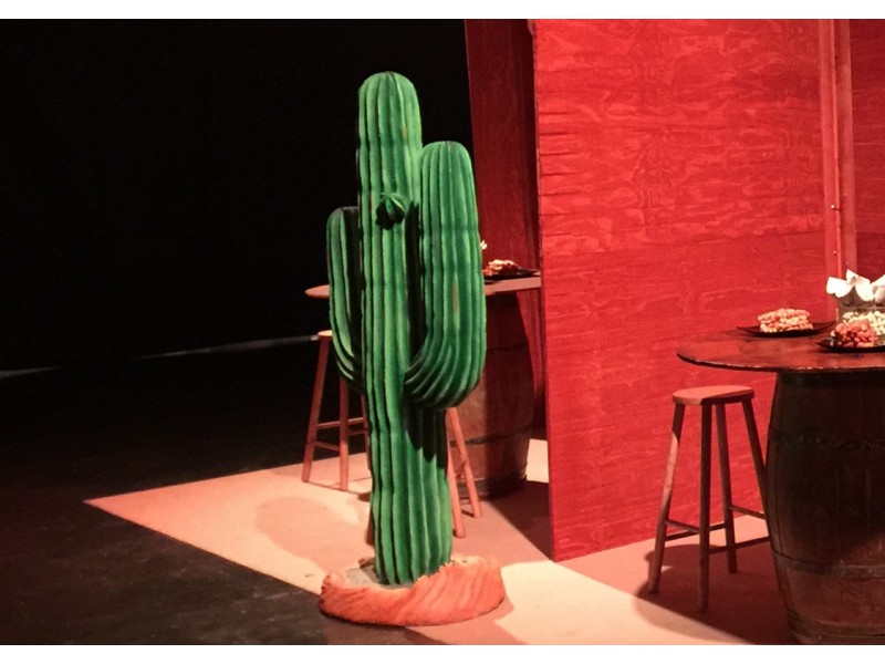 Naos Location loue un cactus résine pour décor à thème, Far West, USA.