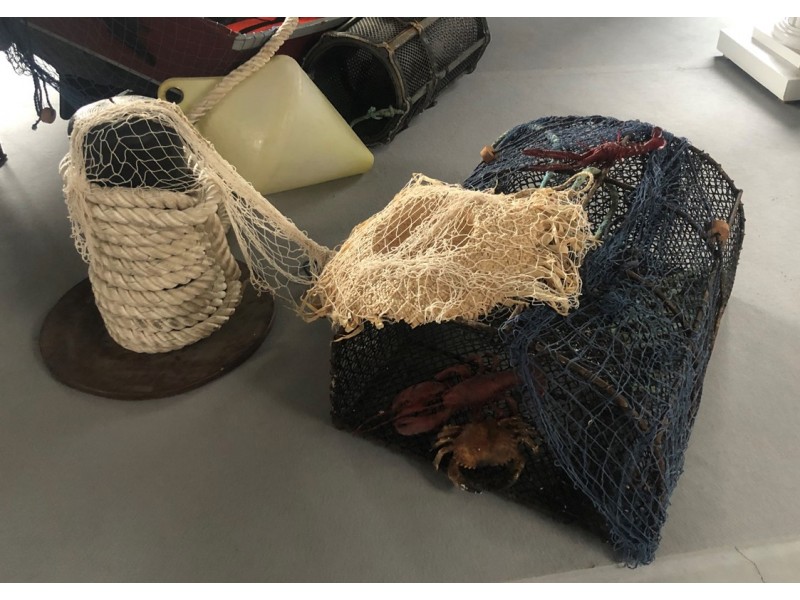 Naos location loue crustacé langouste pour décor à thème poissons, mer